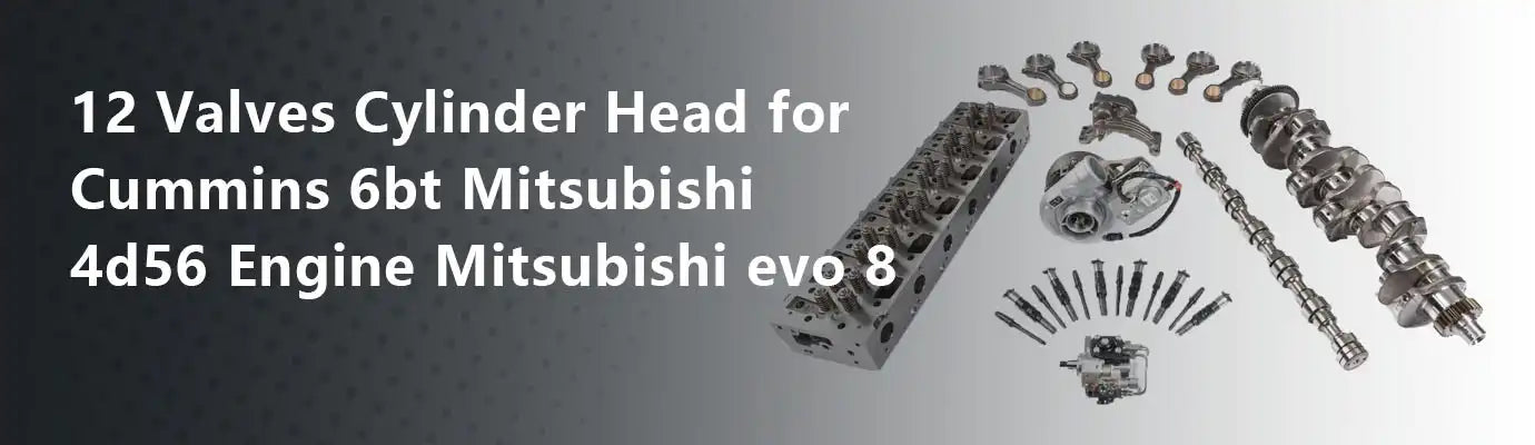 12 Valves Cylinder Head for Cummins 6bt Mitsubishi 4d56 Engine Mitsubi ...