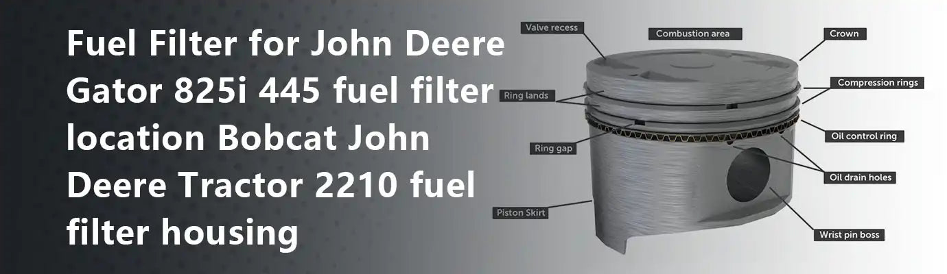 Fuel Filter for John Deere Gator 825i 445 fuel filter location Bobcat ...