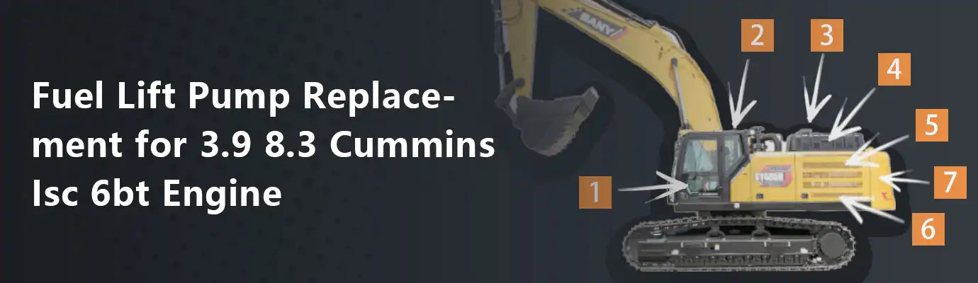 Fuel Lift Pump Replacement for 3.9 8.3 Cummins Isc 6bt Engine – MyMROmarts