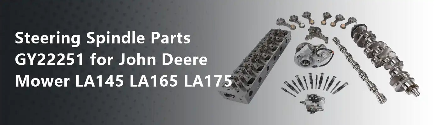 ジョンディア芝刈り機 LA22251 LA145 LA165用 ステアリングスピンドルパーツ GY175 – MyMROmarts